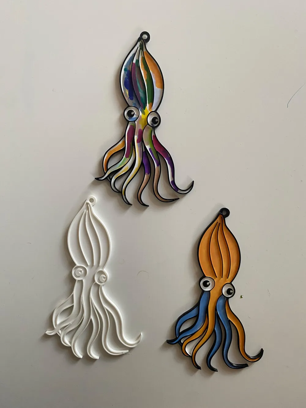 sea animals colouring set - Free 3D Print Model - MakerWorld