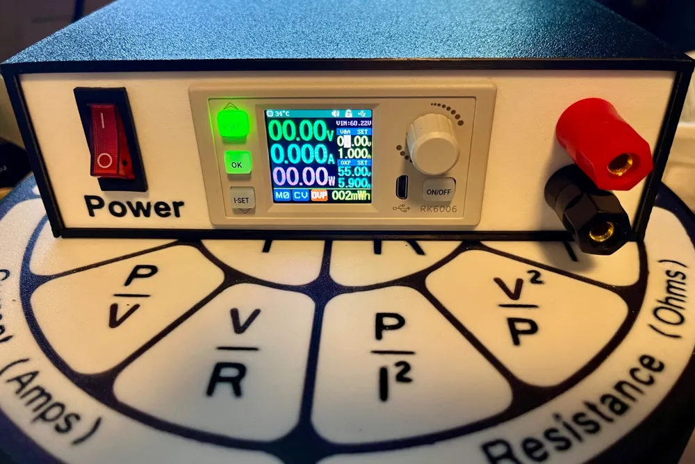 1-60V 6A PSU Remix - RK6006 Controller Remixed by Dr Happy - MakerWorld