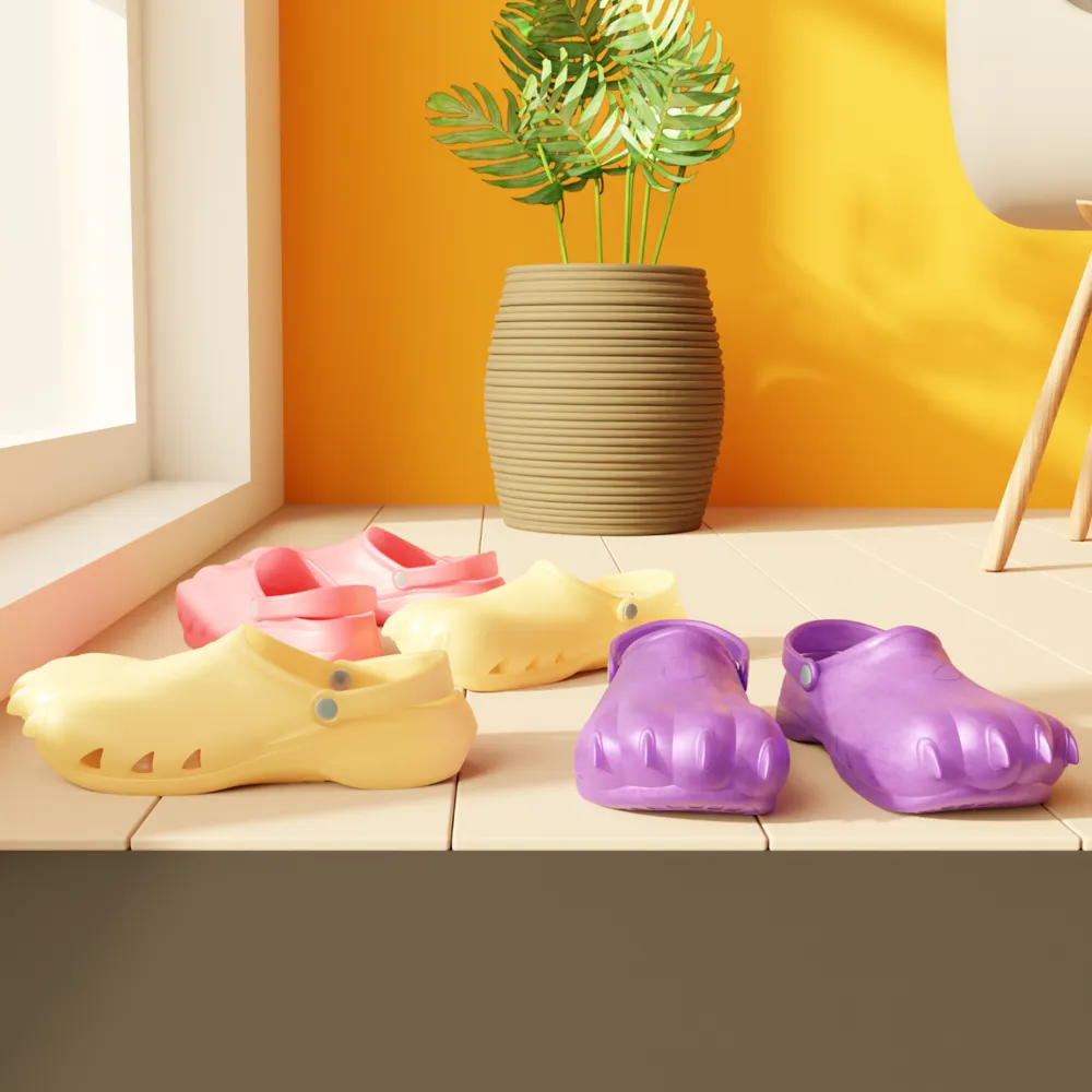 Claw Crocs Shoes - Fully 3D Printed Remixed by CosmicNimbus MakerWorld ...