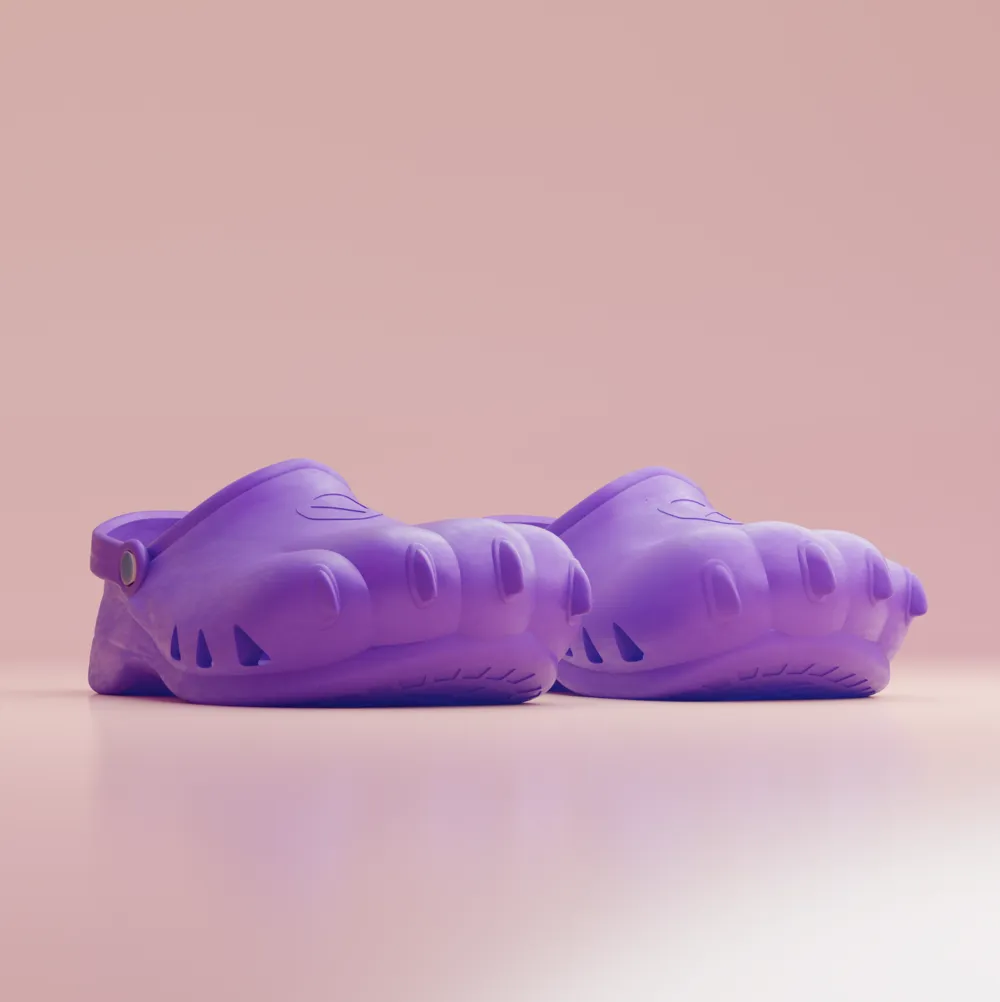 Claw Crocs Shoes - Fully 3D Printed Remixed by CosmicNimbus MakerWorld ...