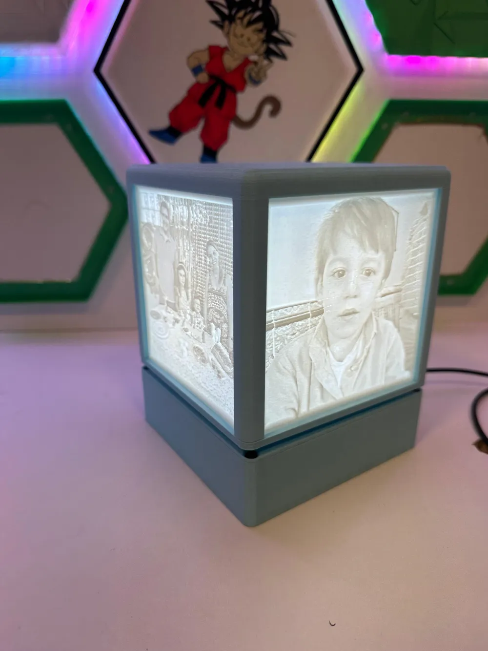 Lithophane Box with Motor by Zoom3D MakerWorld: Download Free 3D Models