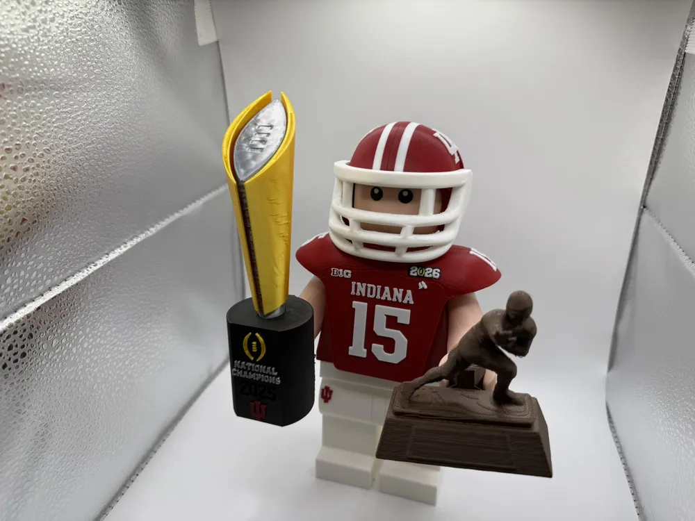 Indiana University Football - Fernando Mendoza - Free 3D Print Model ...