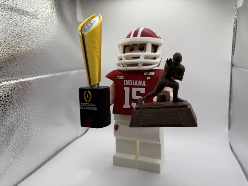 Indiana University Football - Fernando Mendoza - Free 3D Print Model ...