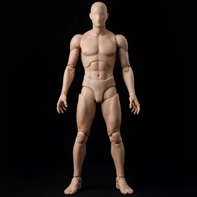 PLA-Boy, 1.0 - Posable Artist Dummy Mannequin - Free 3D Print Model ...