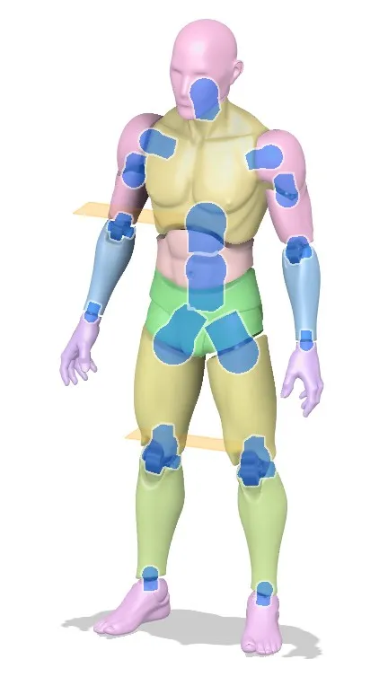 PLA-Boy, 1.0 - Posable Artist Dummy Mannequin - Free 3D Print Model ...