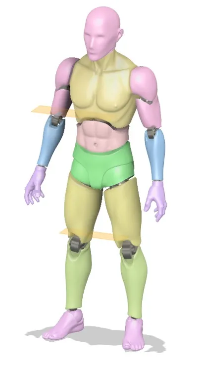 PLA-Boy, 1.0 - Posable Artist Dummy Mannequin - Free 3D Print Model ...