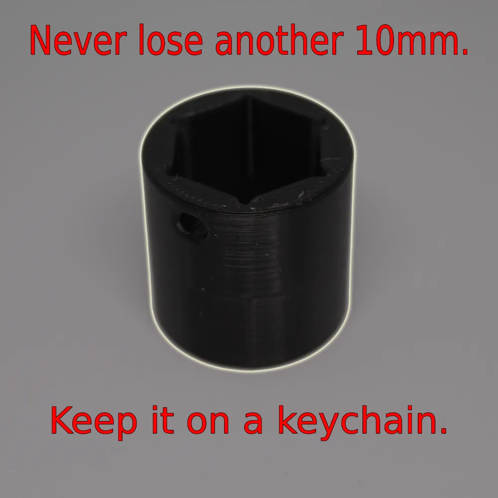 10mm Socket Keychain by d.dizzy1 - MakerWorld