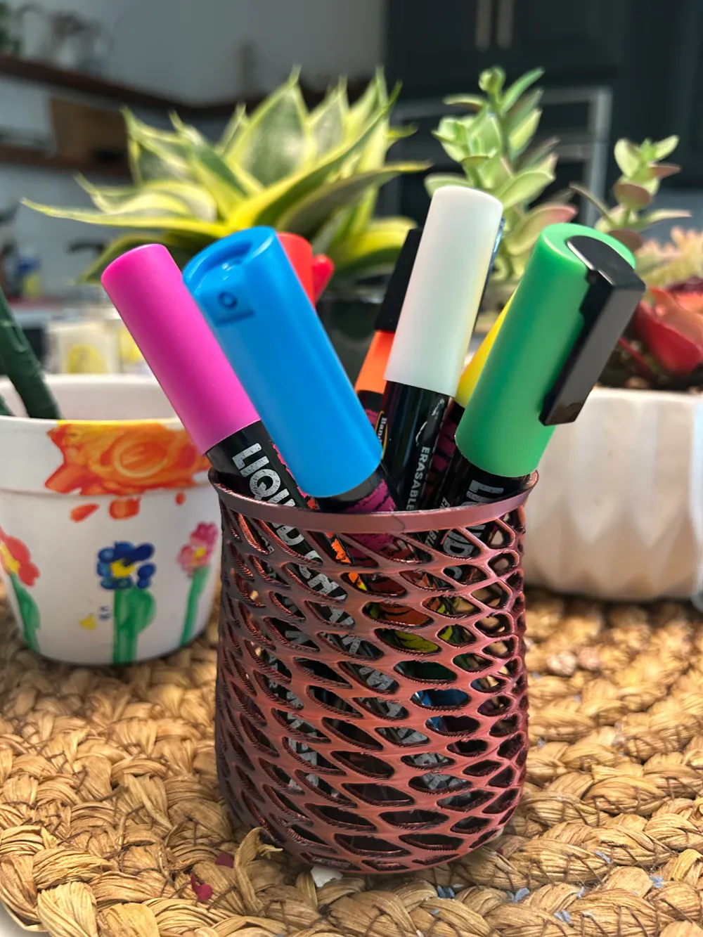 Voronoi Pencil Houlder by johnathen - MakerWorld