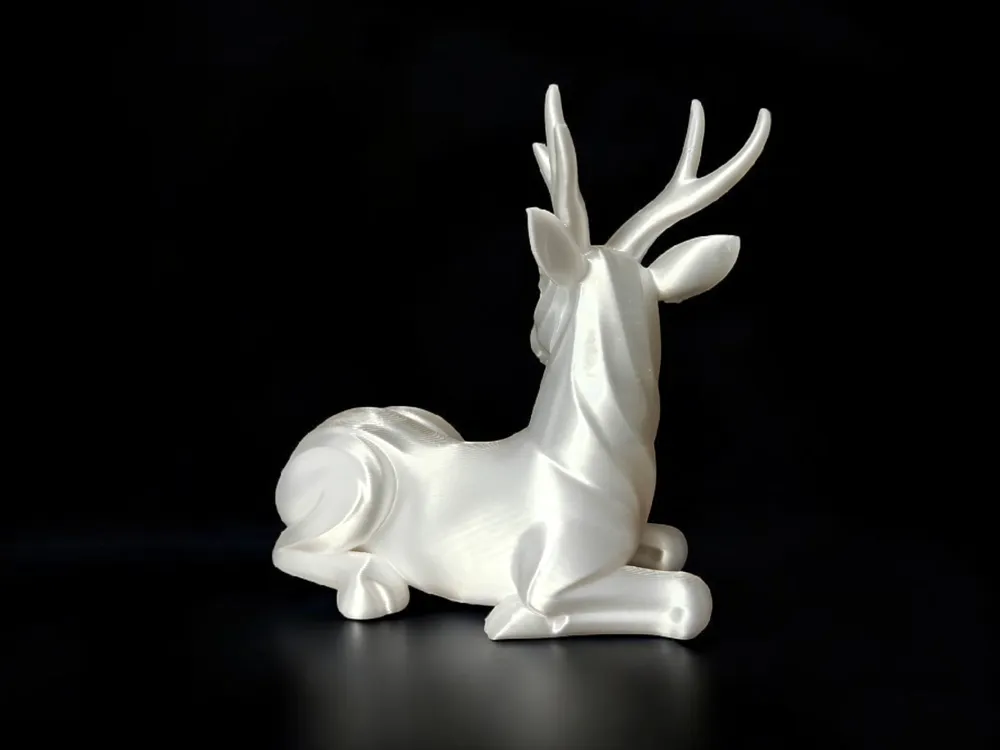 Elegant reclining reindeer sculpture by BMaker MakerWorld: Download ...