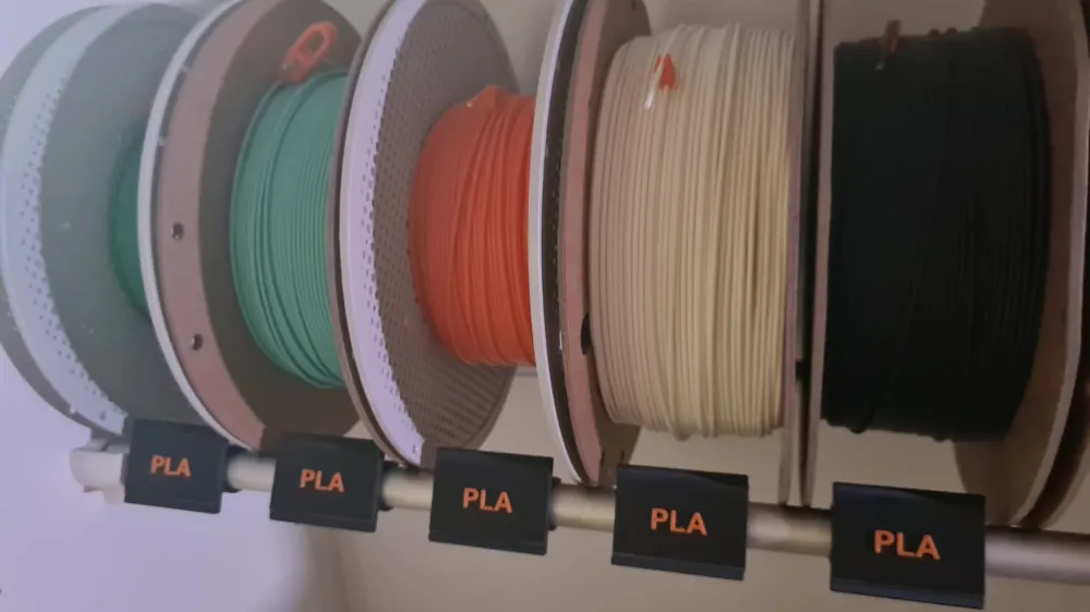 changable Filament label clips all sizes all types by z³D MakerWorld ...