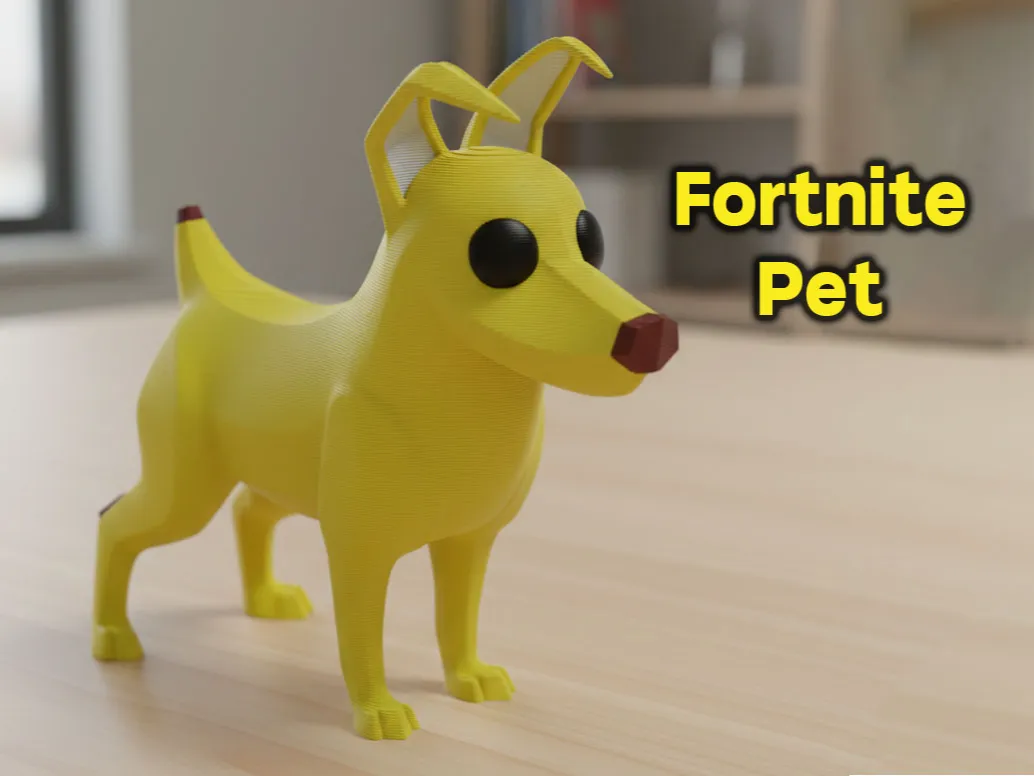 Peels – Banana Dog Pet Fortnite by Fierro 3D MakerWorld: Download Free ...