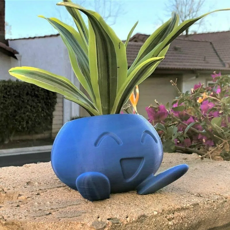 Pokemon Oddish Planter - Free 3D Print Model - MakerWorld