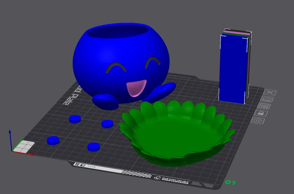Pokemon Oddish Planter - Free 3D Print Model - MakerWorld