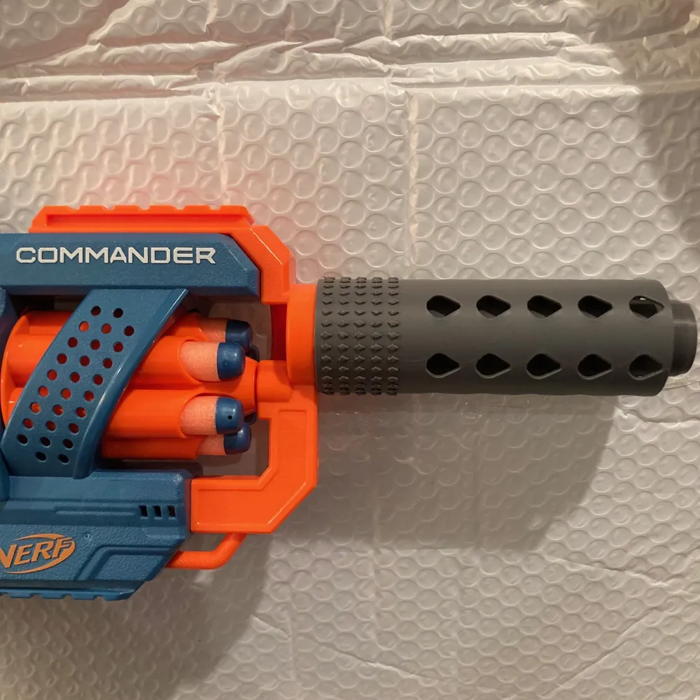 Nerf Elite Commander 2.0 Barrel Cover ~1.2 hr - Free 3D Print Model ...