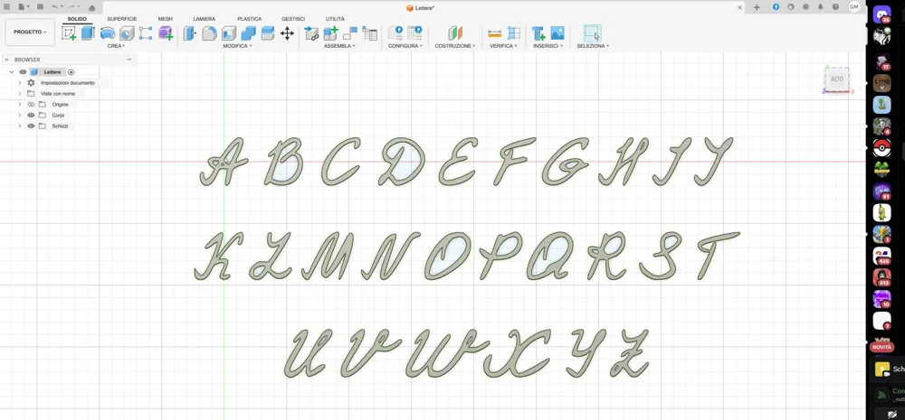 Cursive Letters - Free 3D Print Model - MakerWorld
