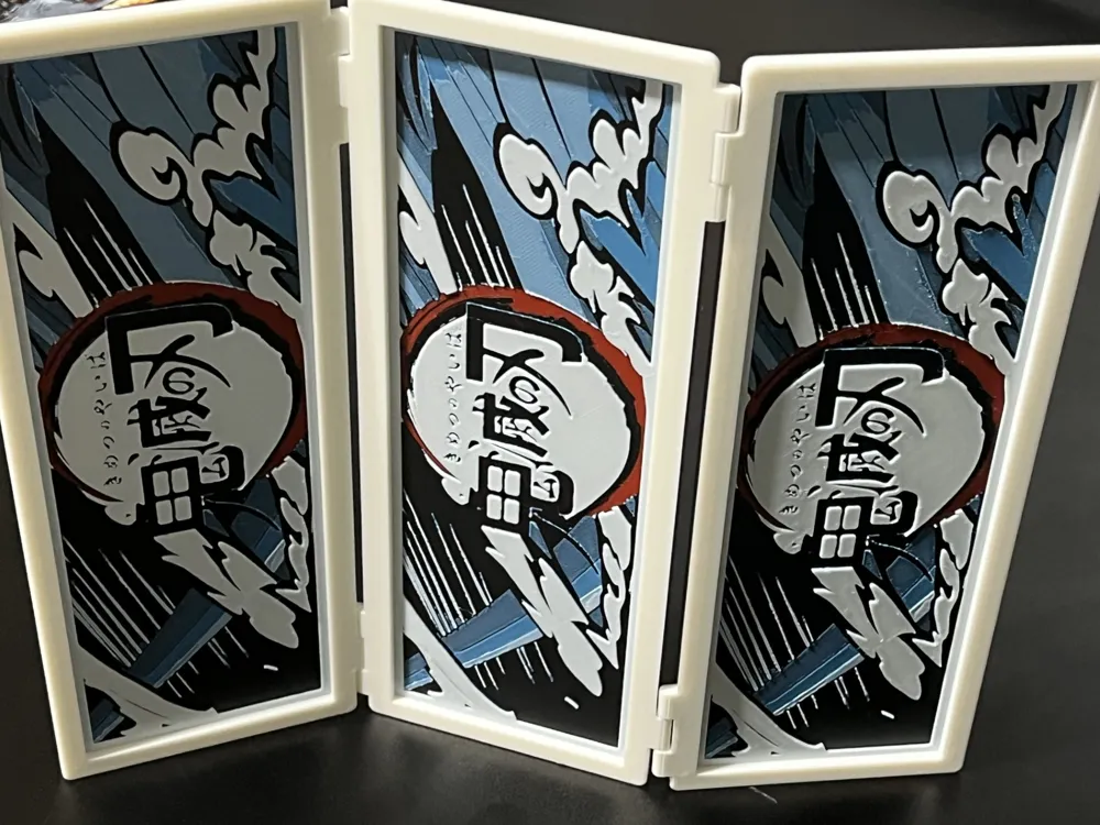 Demon Slayer Trifold and Logo by FantasyZ MakerWorld: Download Free 3D ...