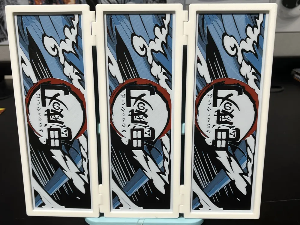 Demon Slayer Trifold and Logo by FantasyZ MakerWorld: Download Free 3D ...