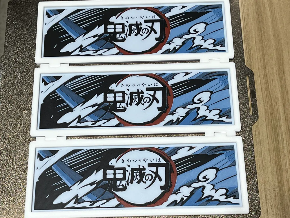 Demon Slayer Trifold and Logo by FantasyZ MakerWorld: Download Free 3D ...