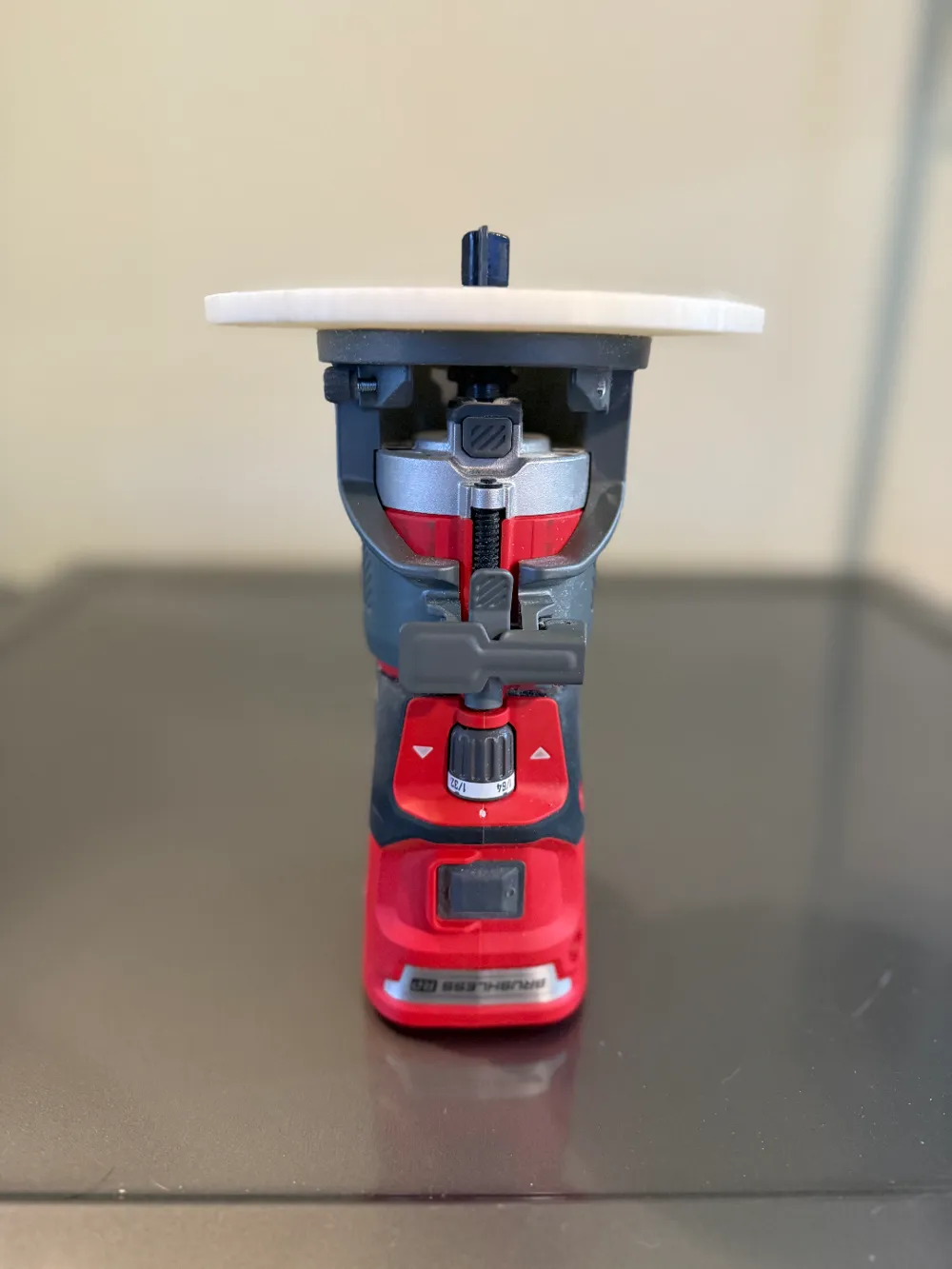 Craftsman Router Base Plate - 5.75" Diameter by Lionjaw - MakerWorld