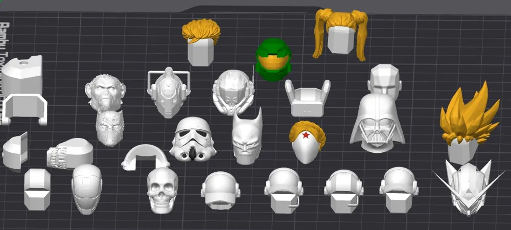 Dummy 13 heads by copicat - MakerWorld