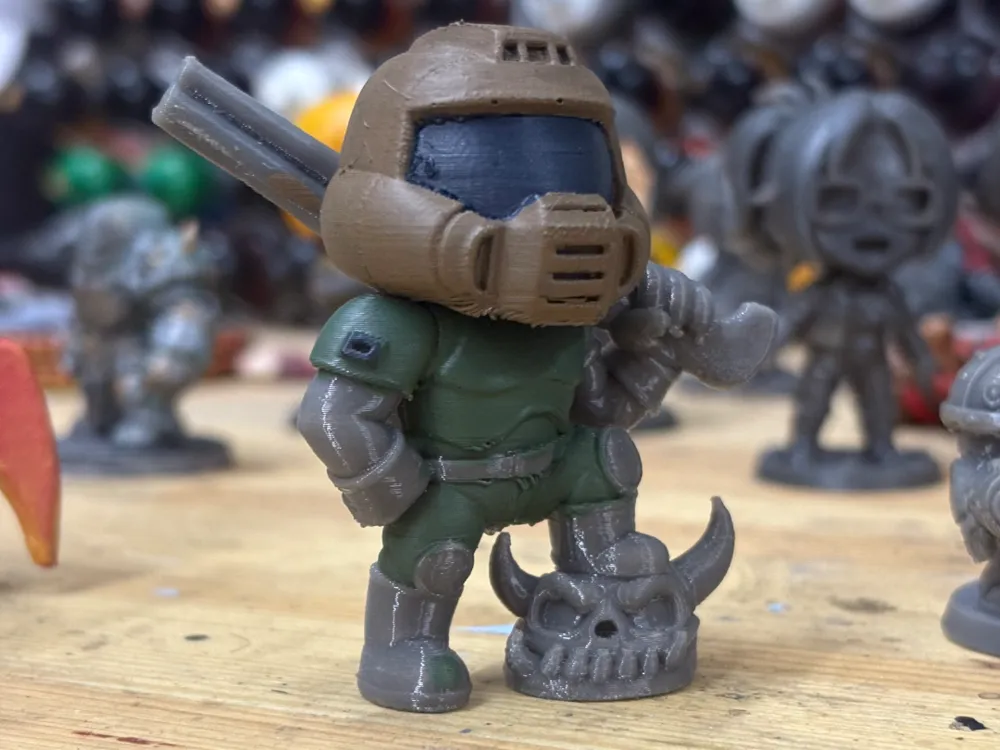 Doom Slayer Chibi Figure – Mini Doomguy STL by Redsing_ART MakerWorld ...