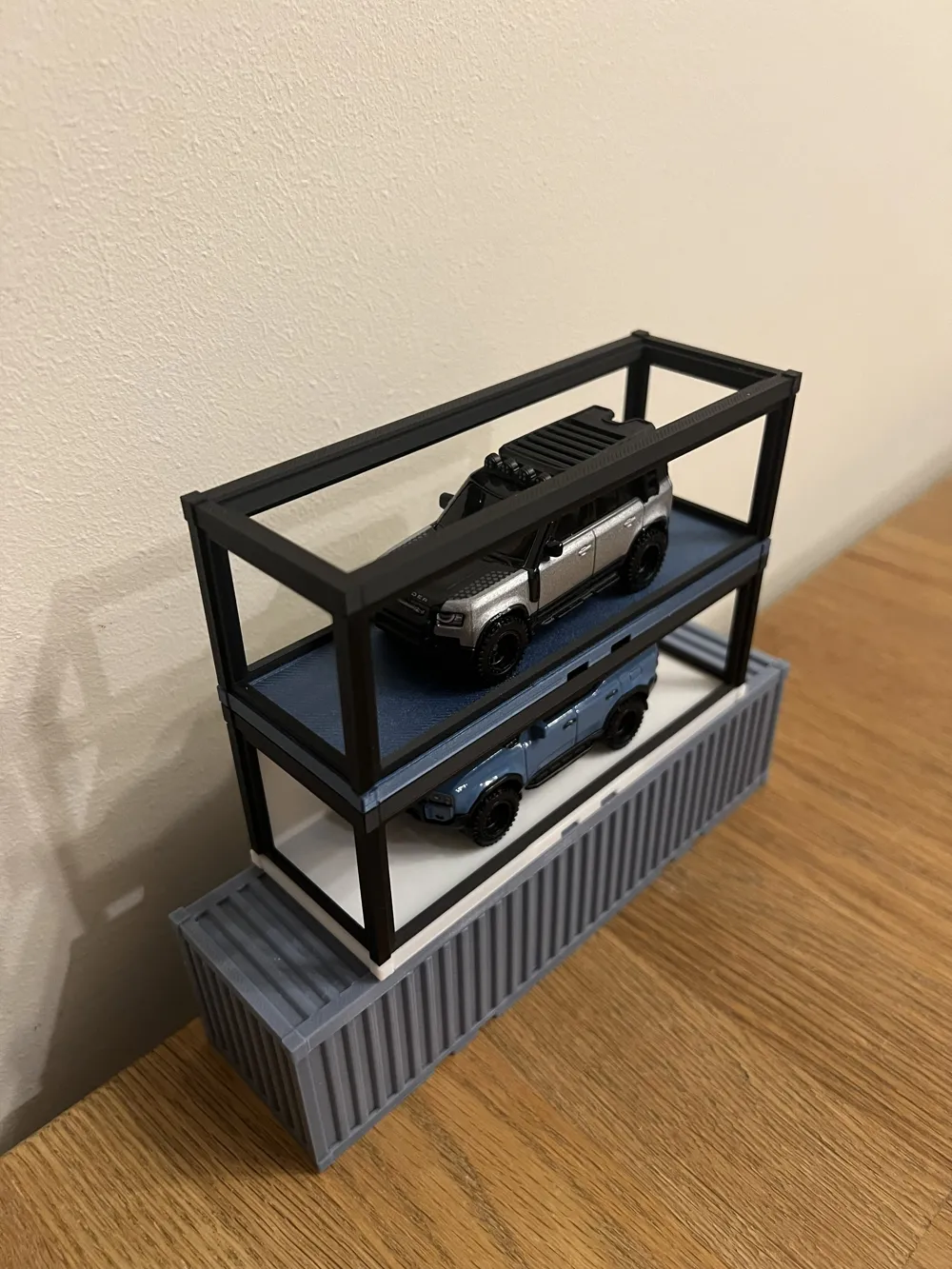 show frame 3/4 container 1/64 hotwheel, matchbox by Sir_Stigma MakerWorld: Download Free 3D Models