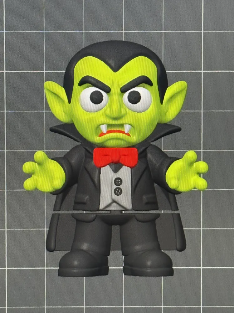 DRACULA - MINI FLEXI - CLASSIC MONSTER SERIES by INFINITY 3D PRINTS MakerWorld: Download Free 3D ...