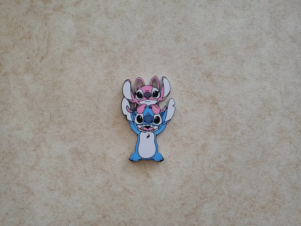 Angel e Stitch - Modelo gratuito para impressão 3D - MakerWorld