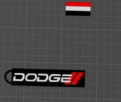 Dodge Challenger Keychain by rykersloot - MakerWorld