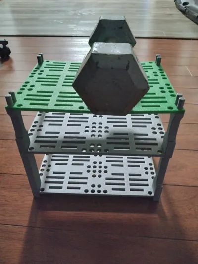 Modular Stackable Open Shelving System by Booyashaka MakerWorld ...