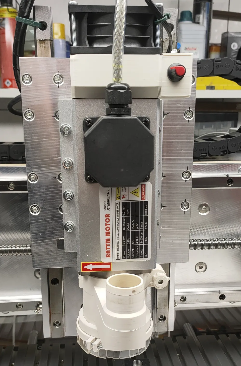 80mm fan adapter for chinese milling spindles by Holm_Hansen MakerWorld ...