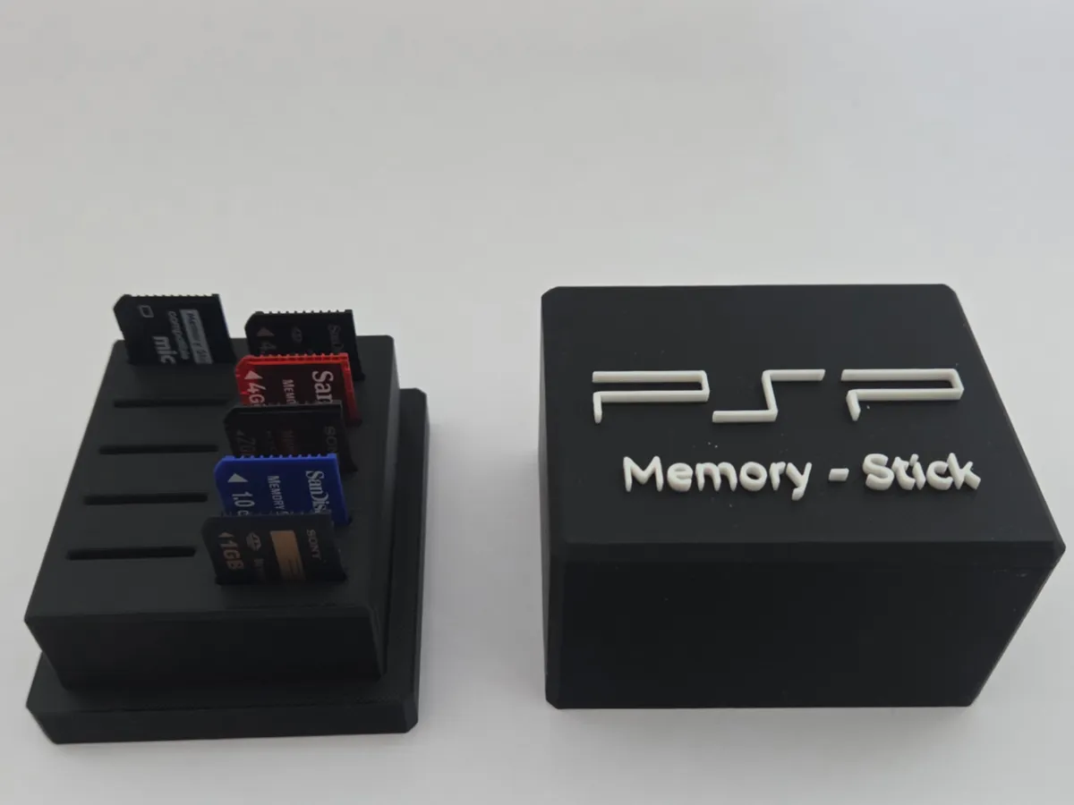 PSP Memory - Stick Card Holder - Free 3D Print Model - MakerWorld