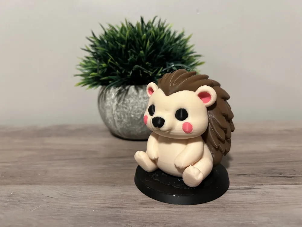 Cute Hedgehog Desk Pal by K3DPrint MakerWorld: Download Free 3D Models