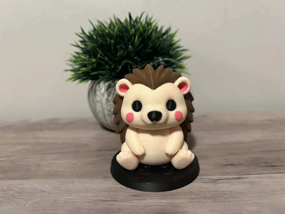 Cute Hedgehog Desk Pal by K3DPrint MakerWorld: Download Free 3D Models