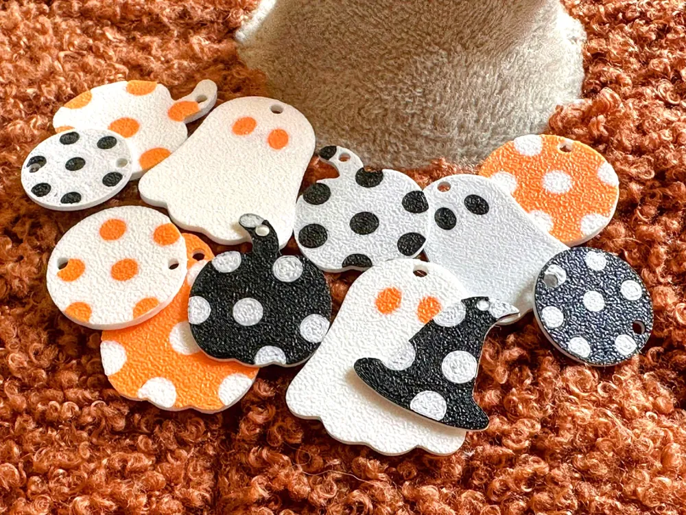 Halloween Charm for Earrings and DIY crafts by Ada & K 3DA MakerWorld: Download Free 3D Models