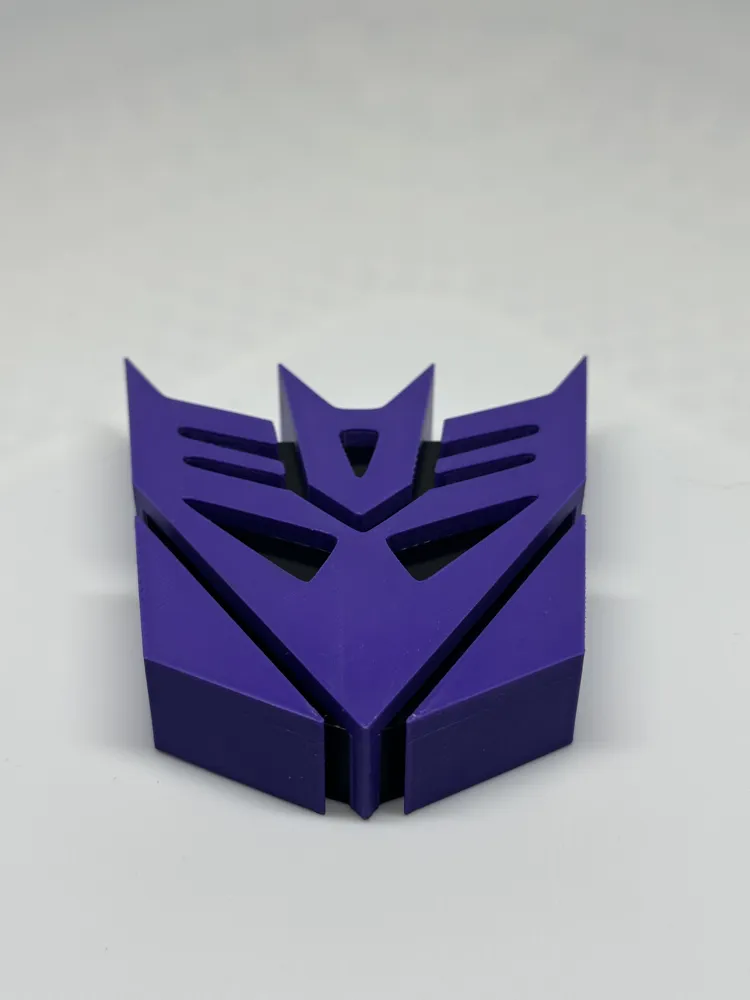 Transformers Decepticon Emblem Badge by VoxelSmith MakerWorld: Download ...
