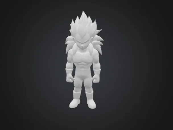 Vegeta Mini Super Saiyan 4 Dragon Ball Z by Max_TV - MakerWorld