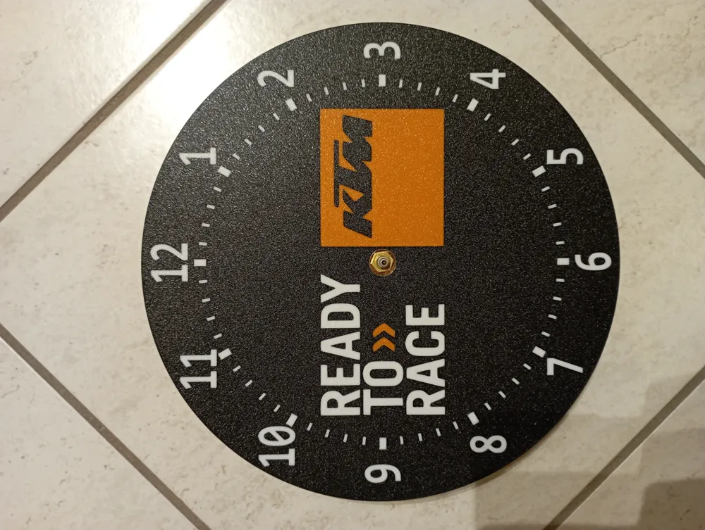 KTM Ready to Race Wanduhr wall clock by franz-werra - MakerWorld