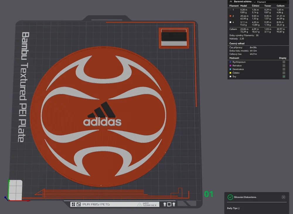 Adidas Wall Art by pavel.bohac - MakerWorld