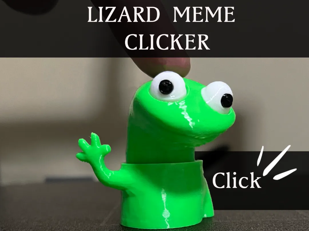Clicker de Meme de Lagarto - NO AMS/AMS - Tom em Hoppers - Modelo ...