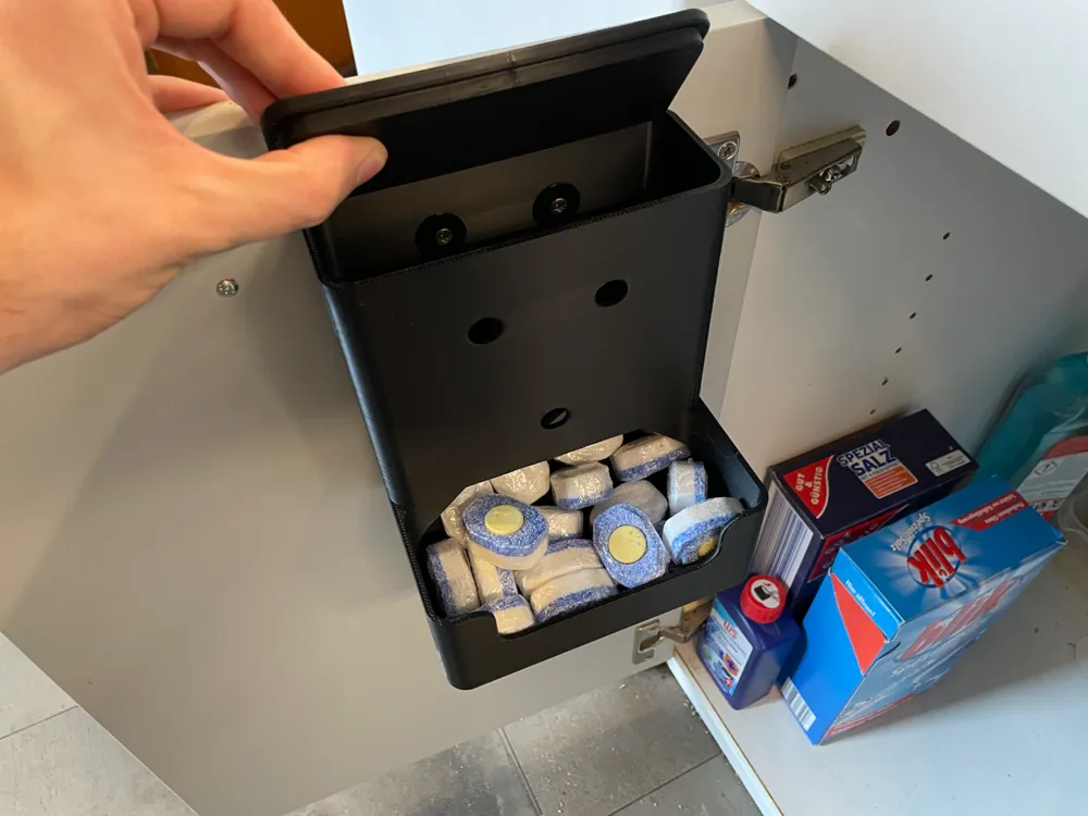 Dishwasher Tab Dispenser [wall mounted] by 3D-Druck Taeger - MakerWorld