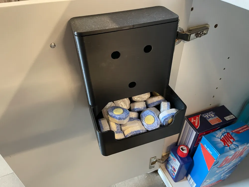 Dishwasher Tab Dispenser [wall mounted] by 3D-Druck Taeger - MakerWorld