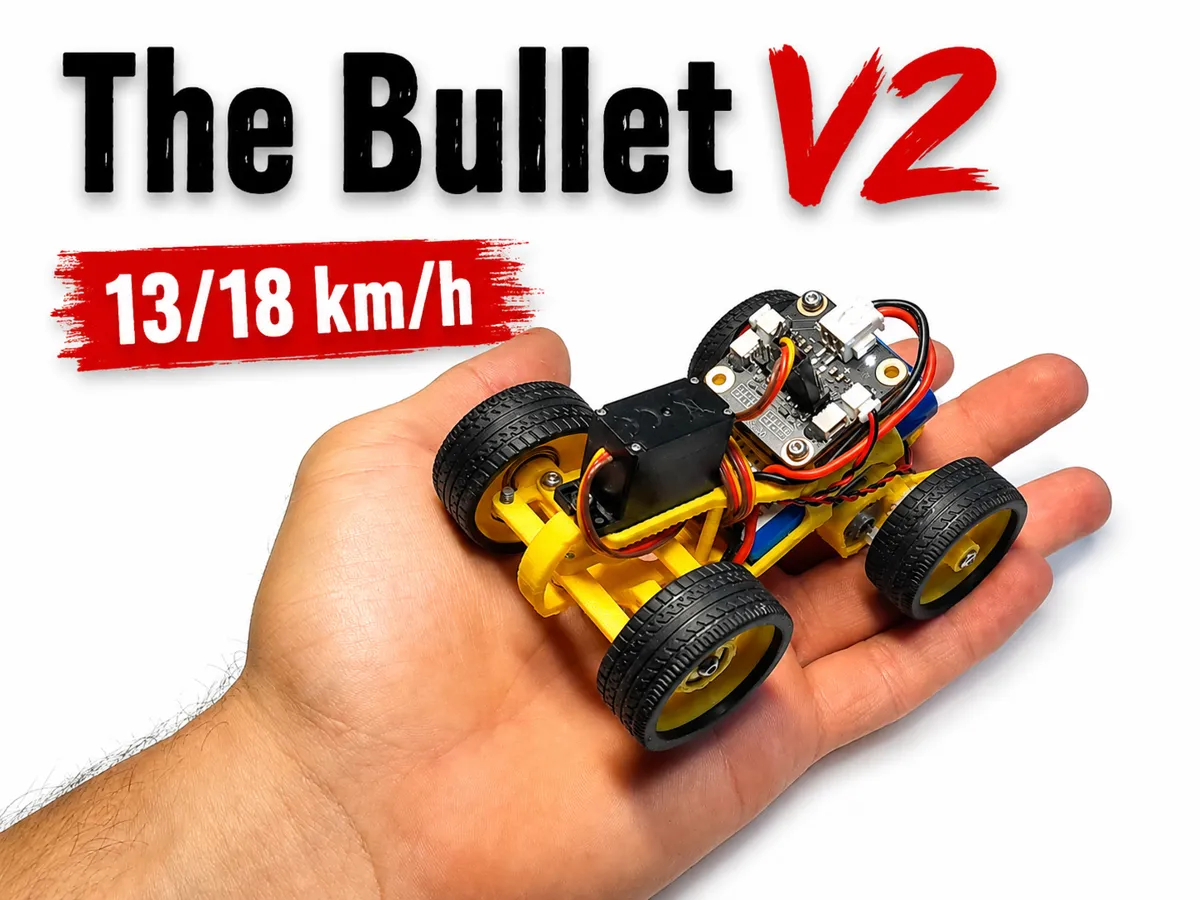 The Bullet V2, Fast Cyberbrick RC car - Free 3D Print Model - MakerWorld