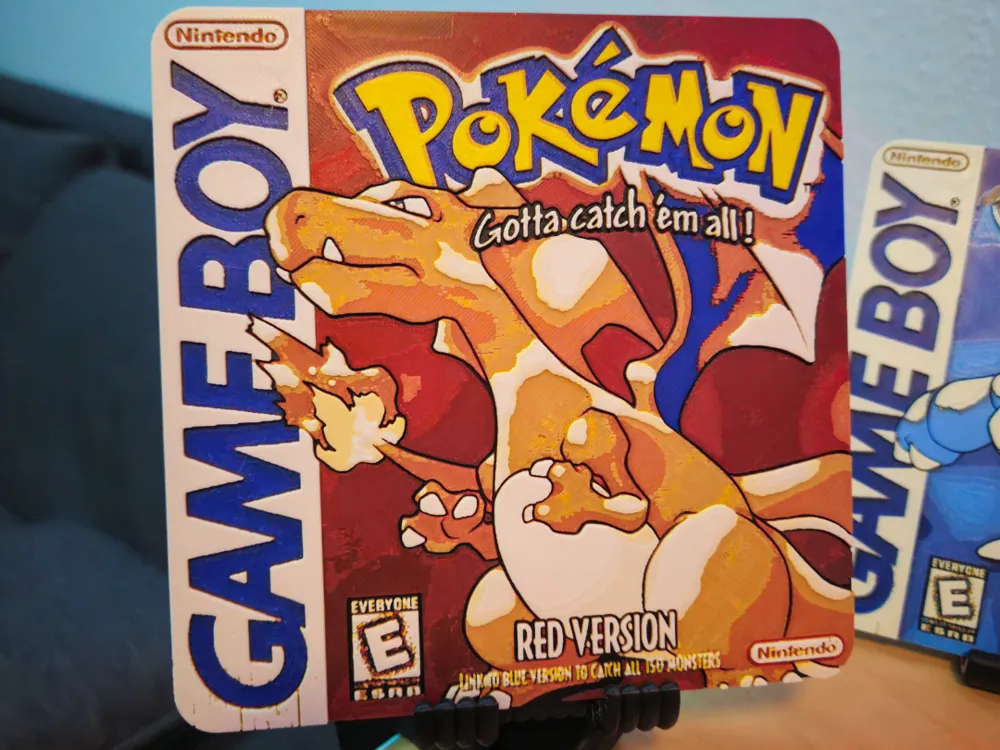 Pokémon Red – HueForge - Free 3D Print Model - MakerWorld