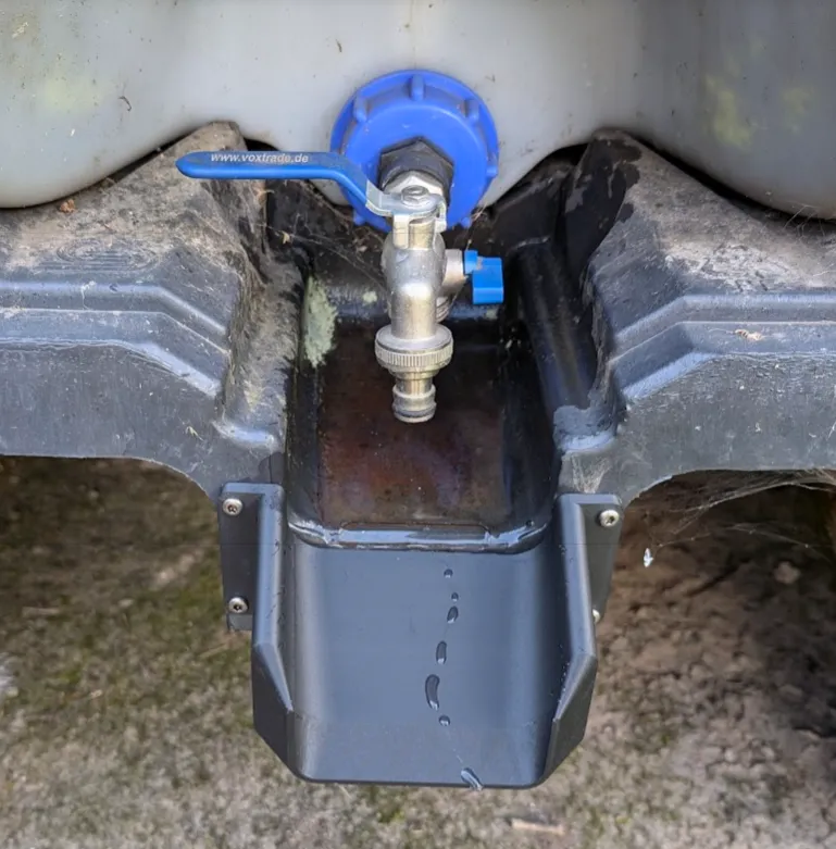 IBC Container Custom Bottom Outlet by D25 - MakerWorld