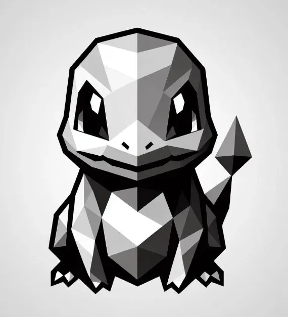Geometric Low Poly Charmander by DAMA_Lab MakerWorld: Download Free 3D ...