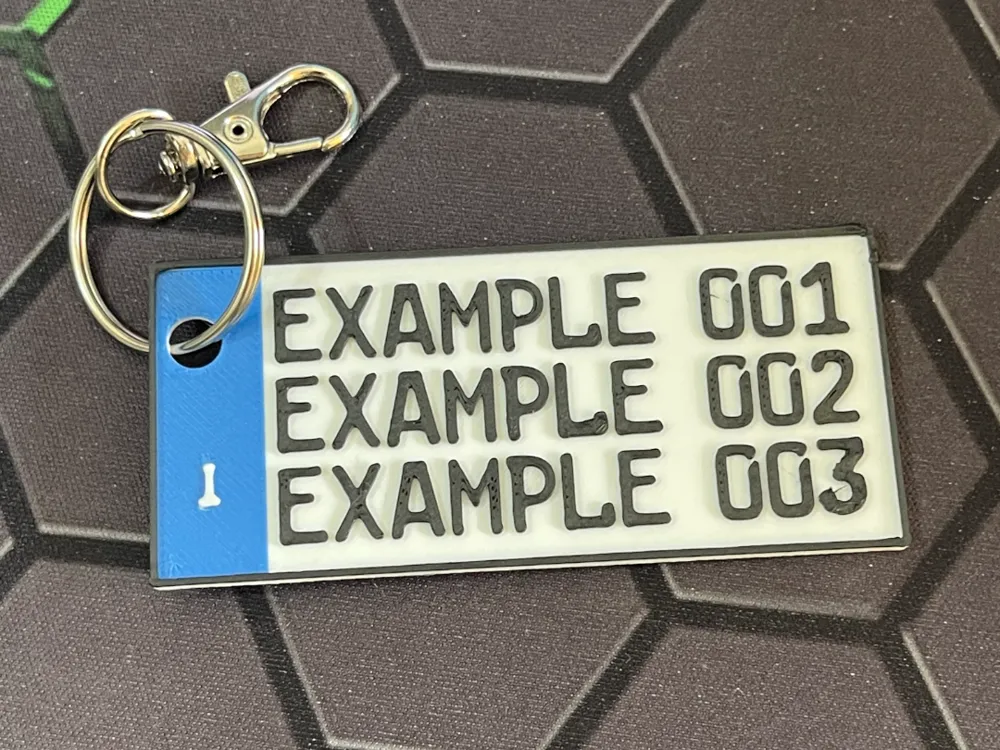 License Plate Customizer with OpenSCAD by 3d_print_it - MakerWorld