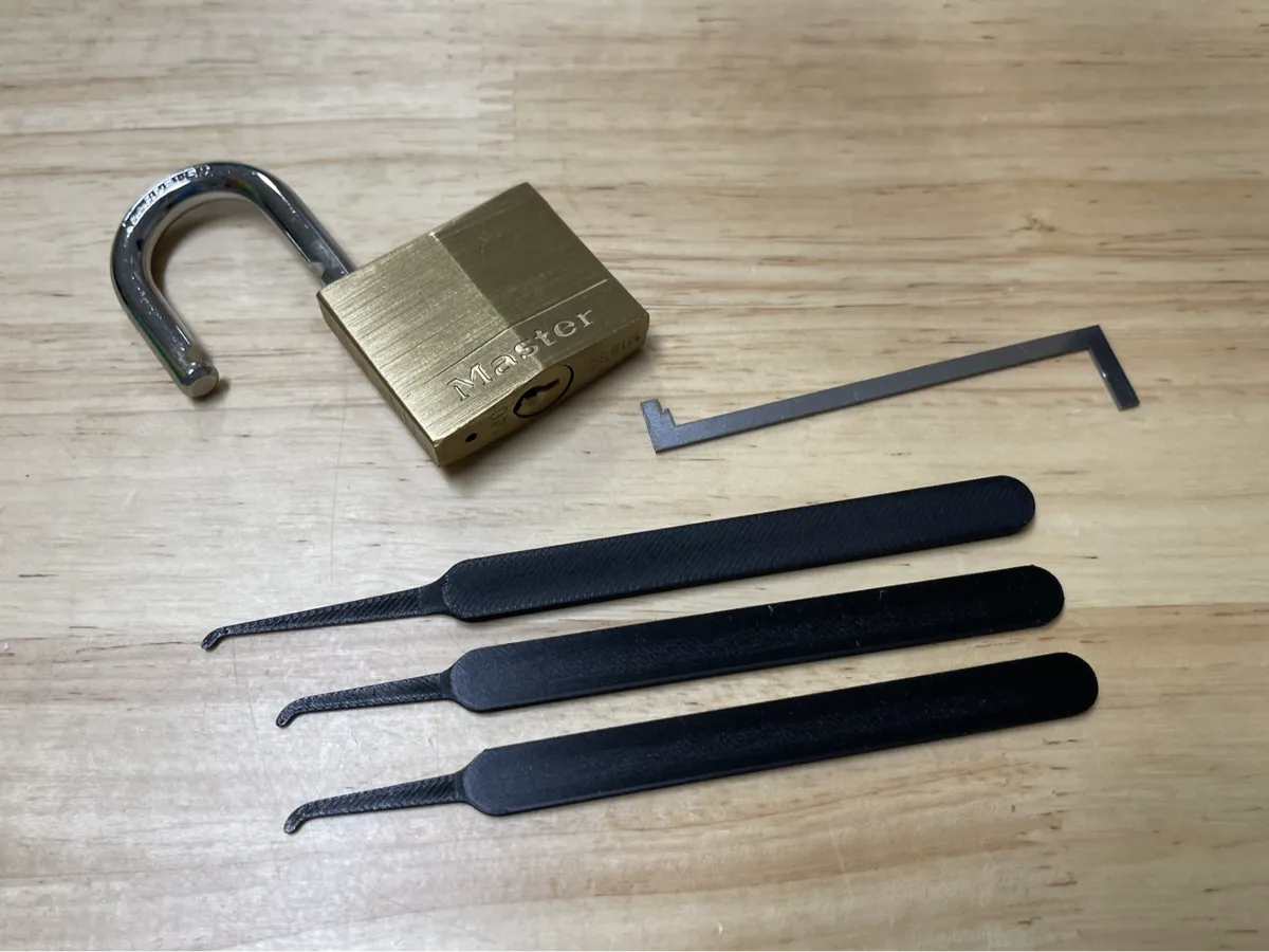 Lock Pick & Tensioner - Free 3D Print Model - MakerWorld
