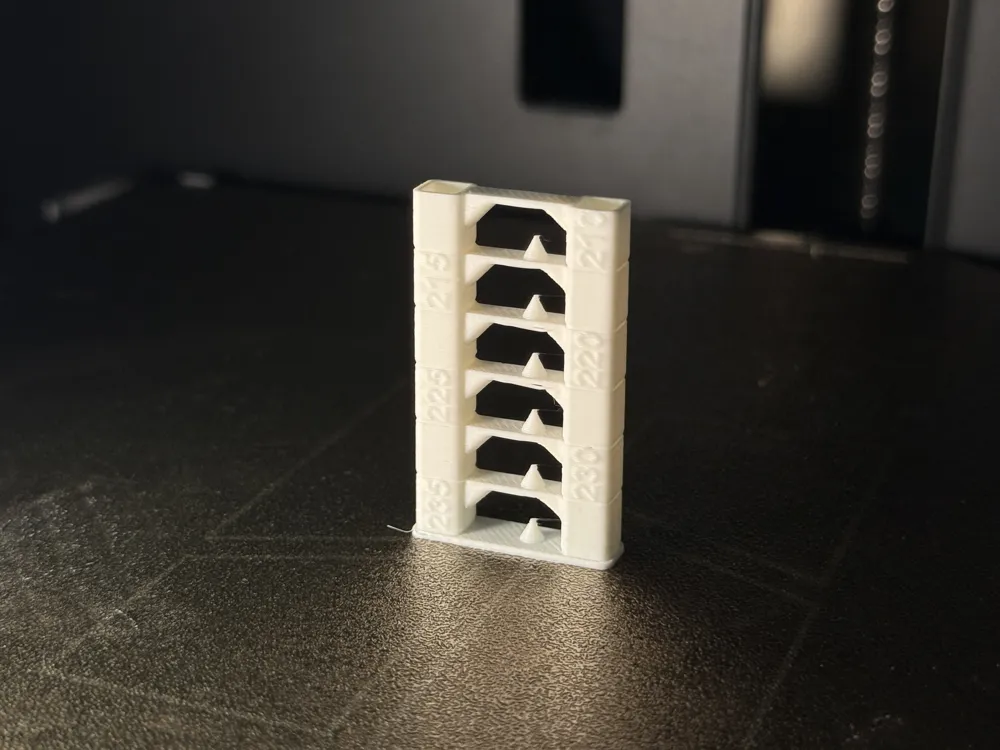 PLA silk temp tower 25 min, 210 - 235°C by Mdesign MakerWorld: Download ...