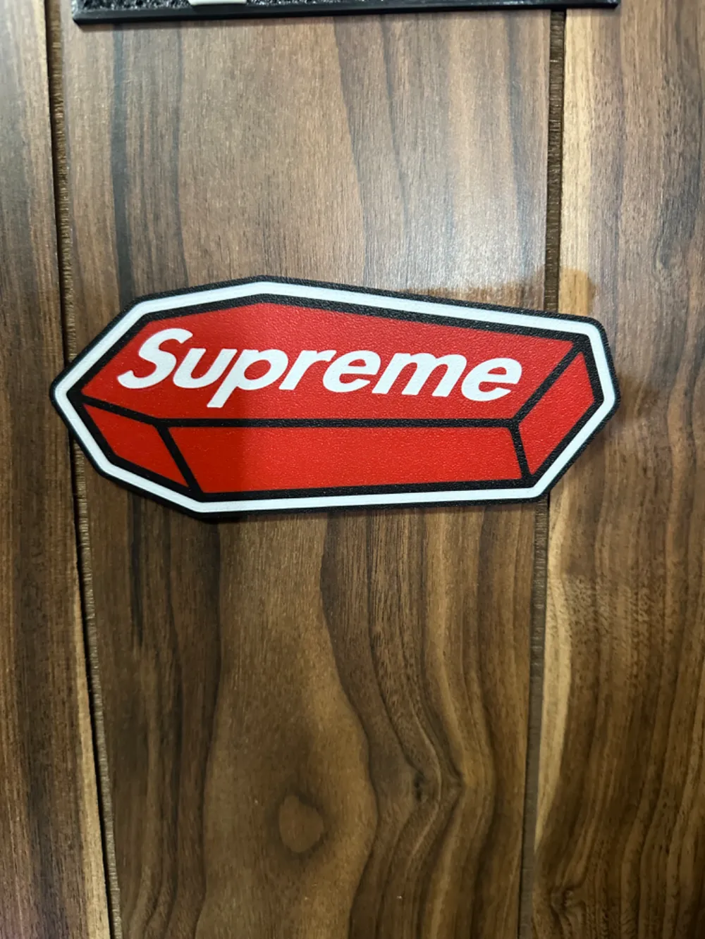 supreme coffin lightbox/ wall art by tropicgtiturbo - MakerWorld